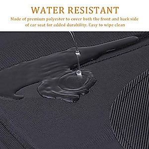 Innokids Car Seat Protector for Child Car Seat, Waterproof Seat Protector with Thick Padding Protects Automotive Vehicle Leather or Cloth Upholstery (1 Pack)