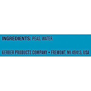 Gerber 1st Foods Peas, 2-Count, 2.5-Ounce Tubs (Pack of 8)
