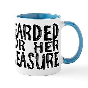 CafePress Bearded For Her Pleasure Mug Ceramic Coffee Mug, Tea Cup 11 oz