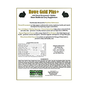 Rowe Gold Plus+ Rabbit & Cavy Supplement (2.2LB)
