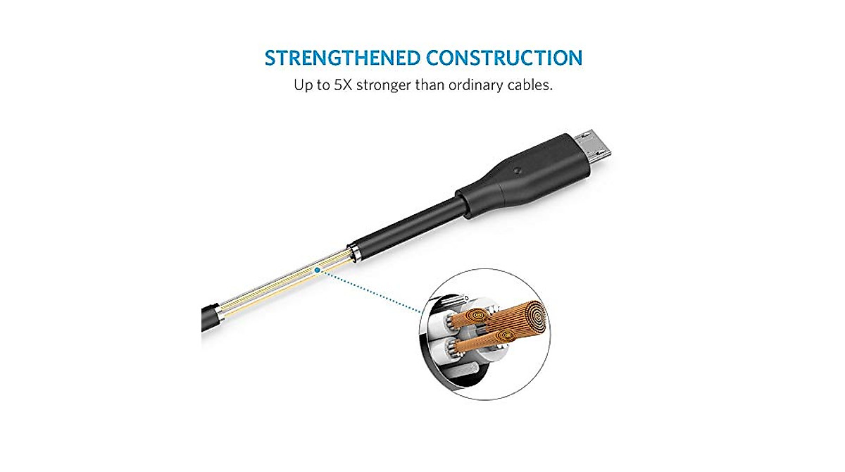 Anker Powerline Micro USB Cable 3ft 3-Pack - Fast & Durable