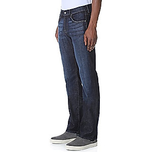 7 For All Mankind mens Austyn Relaxed Fit Mid Rise Straight Leg jeans, Los Angeles Dark 36, 38W x 36L US