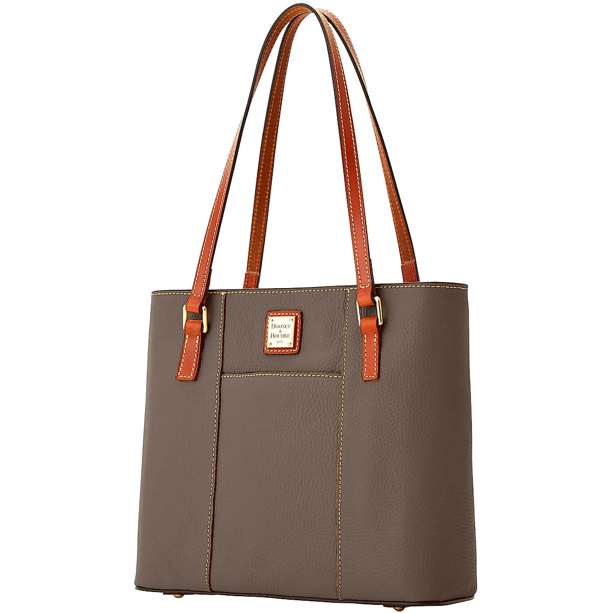 Dooney & Bourke Handbag, Pebble Grain Small Lexington Tote - Elephant