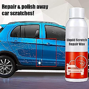 Autodoc Liquid Scratch Repair Wax,Liquid Car Polishing Agent,Anti-Scratch Hydrophobic Polish Nano Coating Agent,Car Surface Scratch Remover for Car nterior, All Surfaces (30ml)