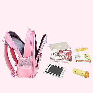 VIDOSCLA School Bags for Girls,2Pcs Bowknot Students Backpack,Elementary Princess Bookbag Sets for School