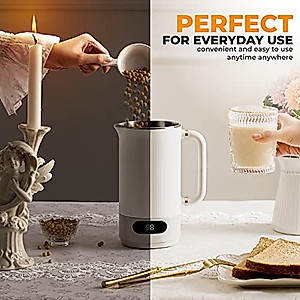 Nut Milk Maker Machine - Almond Cow Milk Machine - Soy Milk Maker Machine - Almond Milk Maker Machine - Soybean Milk Machine Maker - Nut Milk Machine - SoyMilk Machine Maker - Plant Based Milk Maker