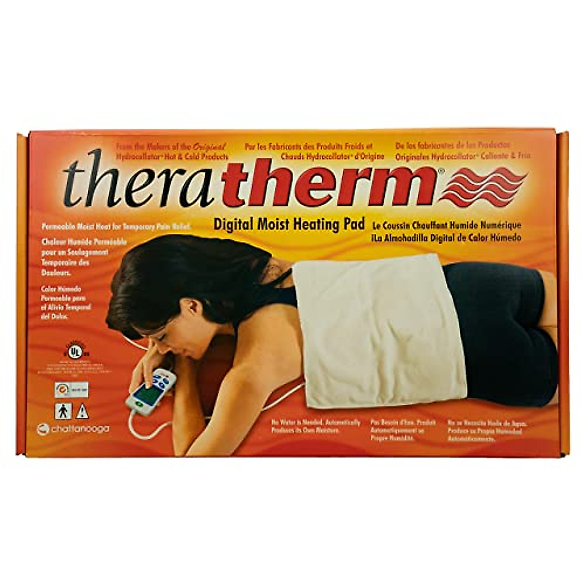 Chattanooga TheraTherm Digital Electric Moist Heating Pads, Large, 14" x 27"
