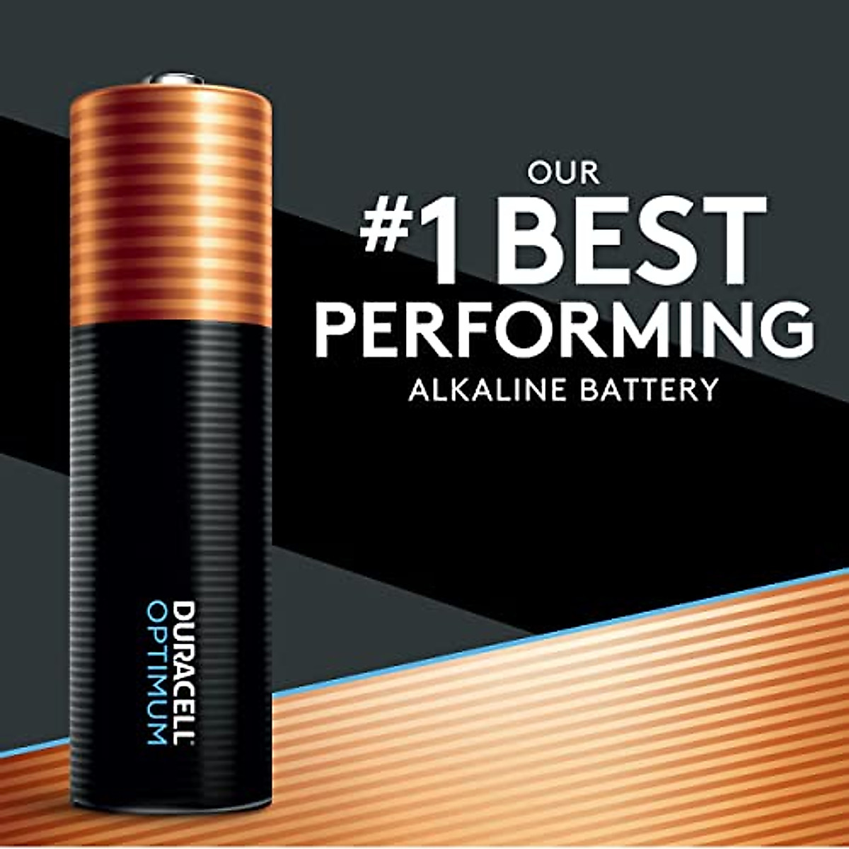 Duracell Optimum AAA Batteries with Power Boost Ingredients, 16 Count Pack Double A Battery with Long-Lasting Power, All-Purpose Alkaline AA Battery for Household and Office Devices