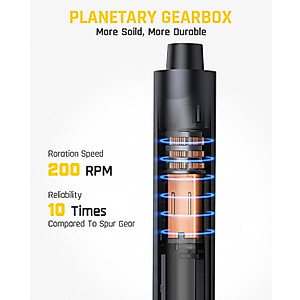 Fanttik NEX E1 3.7V Mini Electric Screwdriver Precision Screwdriver, 12 Bits, 0.2N.m Torque Setting, Max. 3 N.m, Magnetic Storage, 5/32''Hex, Repair Tool Set for Phone Camera Laptop Watch