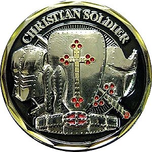Christian Soldier Checklist Challenge Coin (Eagle Crest 2493)