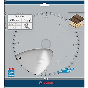 Bosch 2608640434 Circular Saw Blade"Top Precision" Opwob 10inx30mm 24T