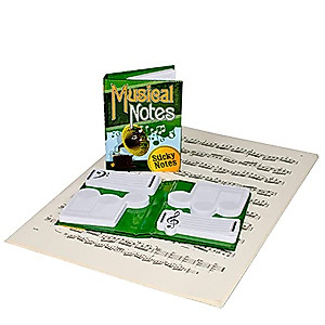 Musical Notes - Sheet Music Themed Sticky Notes Booklet