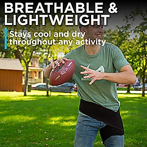 BraceAbility Hip Brace & Groin Strain Wrap | Non-Slip Hamstring & Thigh Compression Support Spica for Pulled Quad Muscle, Arthritis Relief, Inguinal Hernia or Abduction Hip Flexor Injury (One Size)