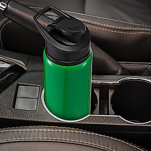 Gandeer 10 Pcs Aluminum Water Bottle 17 Oz Reusable Bike Snap Lid Metal Water Bottle Lightweight Portable Sports Leak Proof Gym for Travel Camping Hiking (Vivid Color)