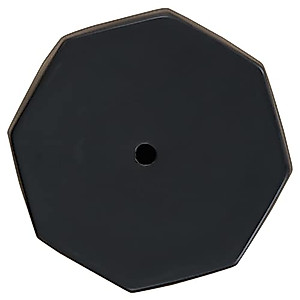 Signature Design by Ashley Rhysworth Contemporary Ceramic Indoor/Outdoor Stool, Black