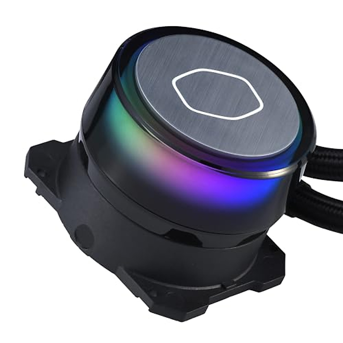 Cooler Master MasterLiquid ML240 Illusion CPU Liquid Cooler - AIO Water Cooling System, 3rd Gen Pump, 2 x 120mm ARGB Halo Fans, 240mm Radiator, ARGB Controller Included - AMD and Intel Compatible