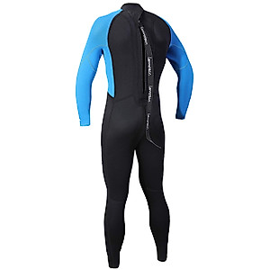 Lemorecn Kids Wetsuits Youth 3 mm Full Diving Suit (4033lightblue6)