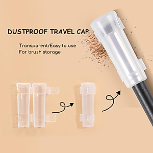 ENERGY Under Eye Concealer Brush Nose Contour Brush Mini Angled Flat Top Kabuki for Dark Circles Puffiness Blending Buffing with Powder Liquid Cream Small Flawless Makeup Foundation Brush