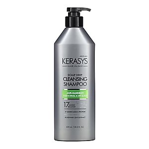 Kerasys Scalp Care Deep Cleansing Anti-Dandruff Sebum Control 20.3 fl oz / 600 ml (Shampoo, 1-Pack)