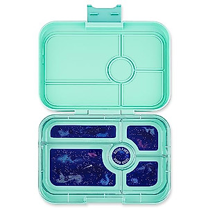 Yumbox Tapas Larger Size - 5 compartment Leakproof Bento lunch box for Pre-teens, Teens & Adults (Bali Aqua)