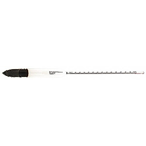 Vee Gee 6602-7 Specific Gravity Hydrometer, 1.000 to 1.070 Specific Gravity Range, 0.0005 Subdivision, 330 mm Length, 60 Degree F Standard Temperature