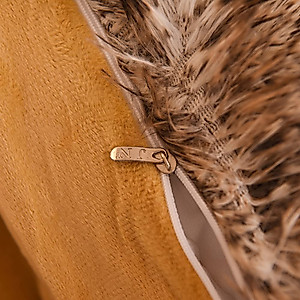 Mengersi Leopard Print Duvet Cover Set Shaggy Fluffy Duvet Cover Set,Luxury Ultra Soft Crystal Velvet Duvet Cover,Faux Fur Quilt Cover with Pillow Shams,Zipper Closure Queen Size