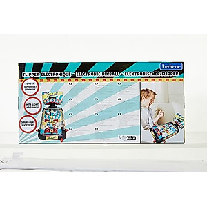 Lexibook Table Electronic Pinball, Action and Reflex Game for Children and Family, LCD Screen, Light and Sound Effects, JG610