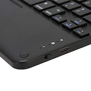 GLOGLOW 10.1 Inch Tablet, 2 in 1 Front 8MP Back 16MP Night Reading Mode Fast Charging Clear Dual Speakers Tablet PC 8 Core CPU with Keyboard for Firm for Android 12 (US Plug)