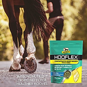 Absorbine Hooflex Concentrated Hoof Builder Supplement Pellets, 11lb Bag / 90 Day Supply