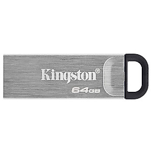 Kingston 64GB Kyson USB 3.2 Gen 1 200MB/s Read Metal Flash Drive (3-pack) (3 Items)