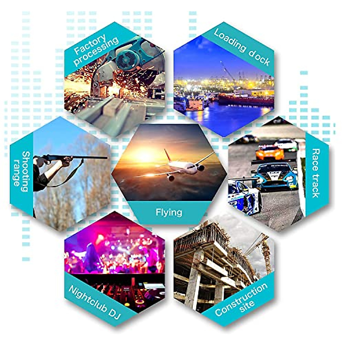 Silicone Ear Plugs for Sleeping,12 Pairs Reusable Earplugs Noise Reduction Ear Plugs Soft Waterproof Earplugs Hearing Protection for Concert,Swimming,Study,Loud Noise,Snoring