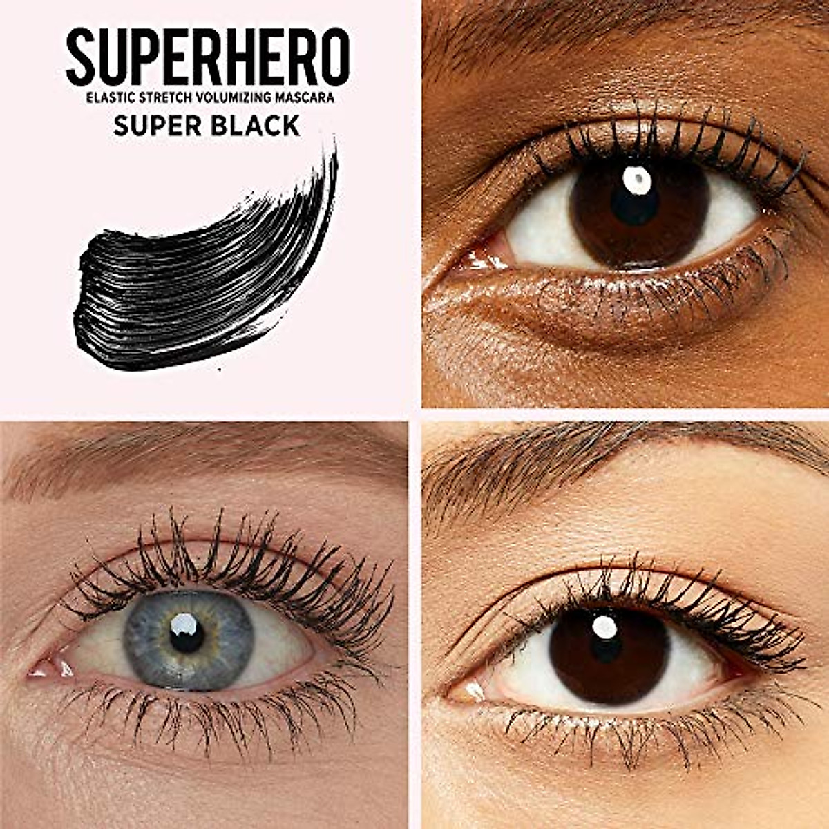 It Cosmetics Superhero Elastic Stretch Volumizing Mascara Mini Travel Size .169 Ounce
