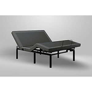 iDealBed 4i Custom Adjustable Bed Base, Wireless, Massage, Dual USB Charge, Nightlight, Zero-Gravity, Anti-Snore, Memory Pre-Sets, Pressure Relief (TwinXL)