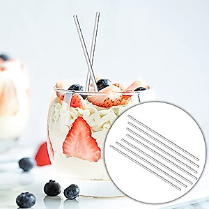 yeenelwboo 12 Pcs Clear Plastic Sticks Acrylic Dowel Rods Round Rod Transparent Acrylic Round Rod Solid Rod for DIY Projects