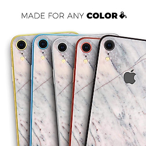 Design Skinz Slate Marble Surface V12 Protective Vinyl Decal Wrap Skin Cover Compatible with The Apple iPhone XR (Screen Trim & Back Glass Skin)