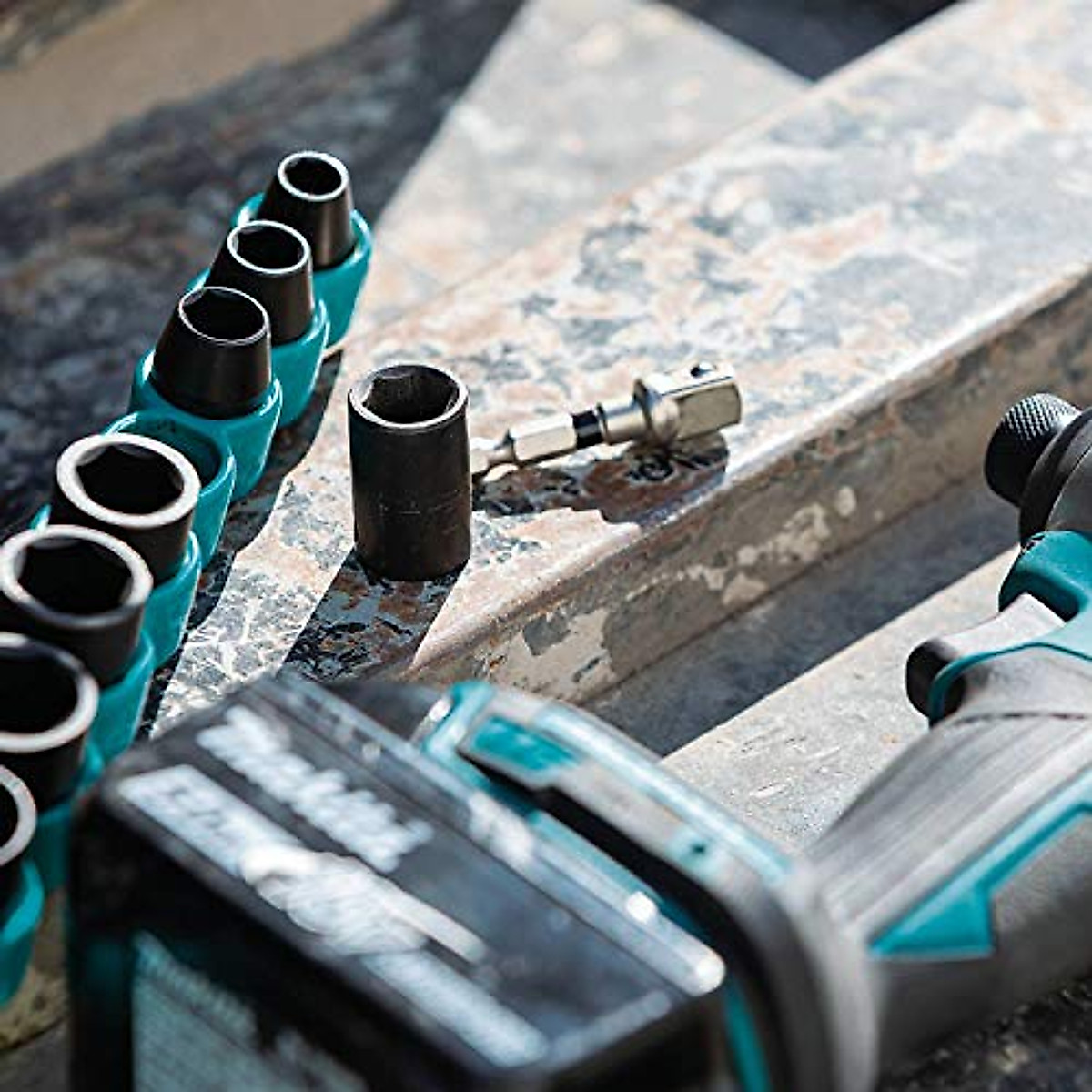 Makita E-01672 Impact XPS® 10 Pc. 3/8" Drive 6-Point SAE Impact Socket Set w/Standard Socket Adapter