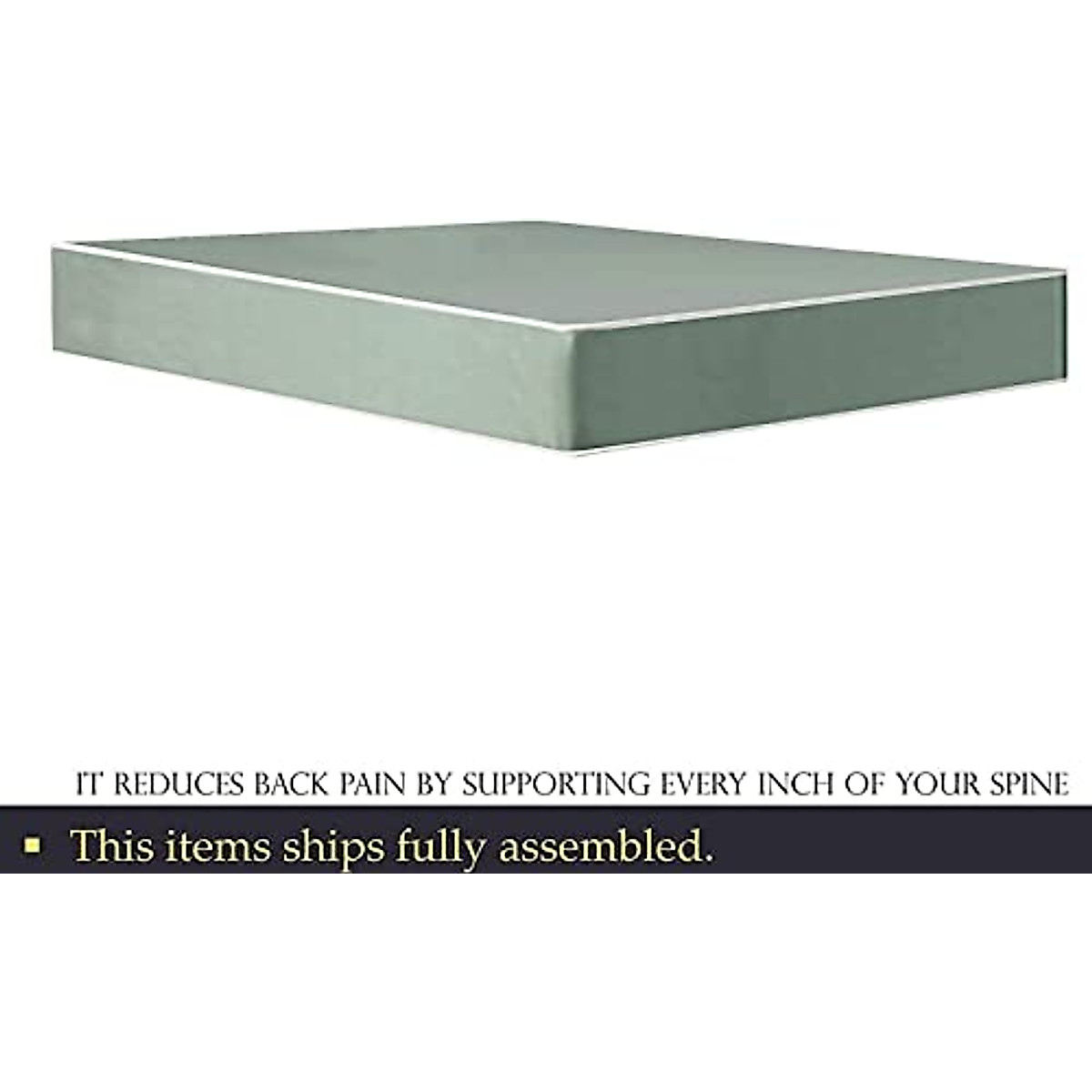 Mielmoon Waterproof Foam Mattress Vinyl Multipurpose Medium Firm Plush, Double Sided Made in USA,Mattress in a Box for Pain Relief (7 inch, Full XL)