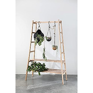 Creative Co-Op Seagrass Belly Handles, Set of 2 Basket, Black, 2