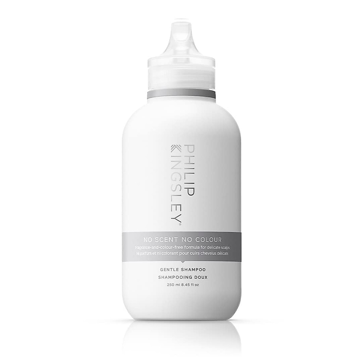 PHILIP KINGSLEY | No Scent No Color Gentle Shampoo | For Sensitive and Delicate Scalps | Sulfate-Free and Fragrance-Free | 8.4oz