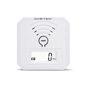 DAB-TEK Carbon Monoxide Detector Gas Detector for Home or Travel. This Multi-use CO Gas Detector can be Used as a Portable Carbon Monoxide Detector/Travel Gas Detector. Battery Powered Detector