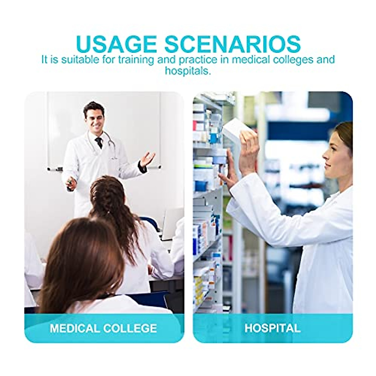 3pcs Pad Nurse Model Suturing Injection Educational Intramuscular Medical Students Diabetics Silicone Equipment Training for Trainer Supplies Muscle Module Practice Student