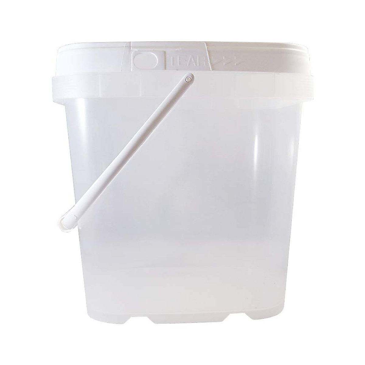 Waxness Clear Plastic Empty Container for Refill Wax Beads 1 Gallon