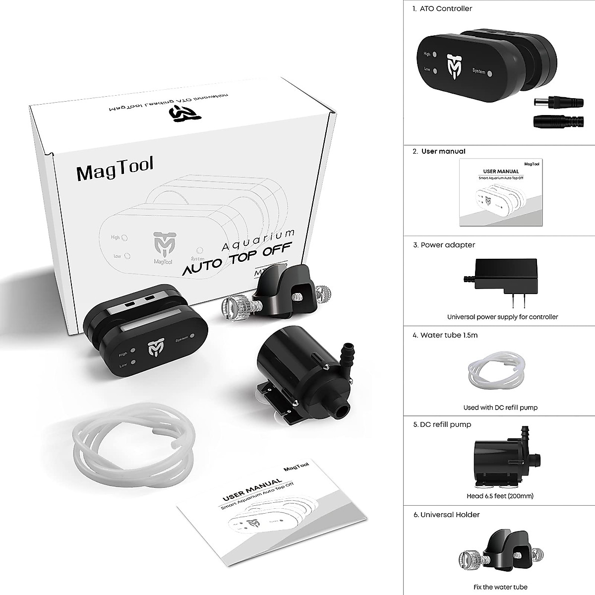 MagTool Platinum Serial Optical Auto Top Off System(ATO) with Smart SPT Algorithm and Beep Alarm(MT-200)