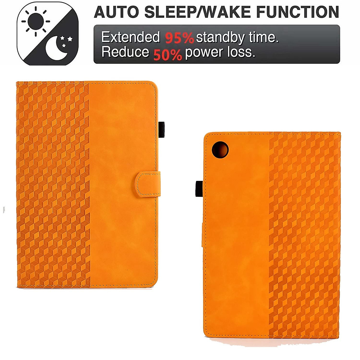 Stand Tablet Cover Premium Leather Case Compatible with Samsung Galaxy Tab A8 X200/X205 10.5inch (2021) Tablet,Smart Magnetic Flip Fold Stand Case Protective Case Cover with Auto Wake Sleep (Color :