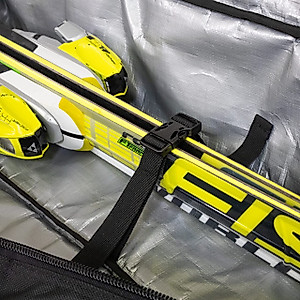 StoreYourBoard Mountain Essential Ski Travel Bag, Water Resistant Carry Case