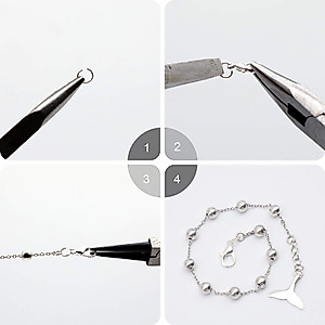 Lobster Clasps for Jewelry Making, FENGWANGLI 300 Pcs 12mm Silver Lobster Claw Clasps with Jump Rings for DIY Necklace Bracelets(Silver)