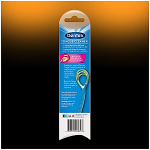 DenTek Fresh Breath Tongue Cleaner, 1 Count. (Pack of 5)