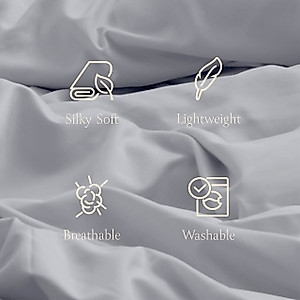 BELADOR Silky Soft Full Sheet Set - Luxury 6 Piece Bed Sheets for Full Size Bed, Secure-Fit Deep Pocket Sheets with Elastic, Breathable Hotel Sheets and Pillowcase Set, Wrinkle Free Oeko-TEX Sheets