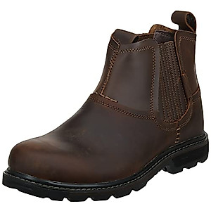Skechers Men's Blaine Orsen Ankle Boot,Dark Brown,9.5 M US