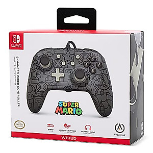 PowerA Enhanced Wired Controller for Nintendo Switch - Power-Up Mario